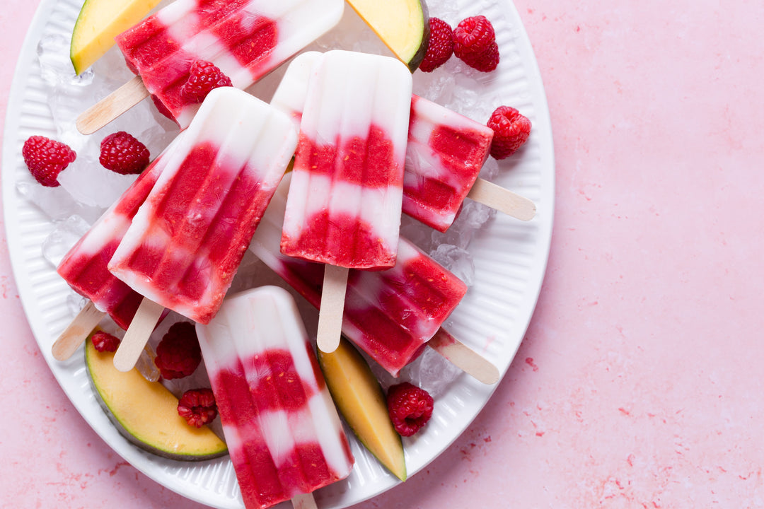 Mango Raspberry Coconut Pops – Essential Sports Nutrition