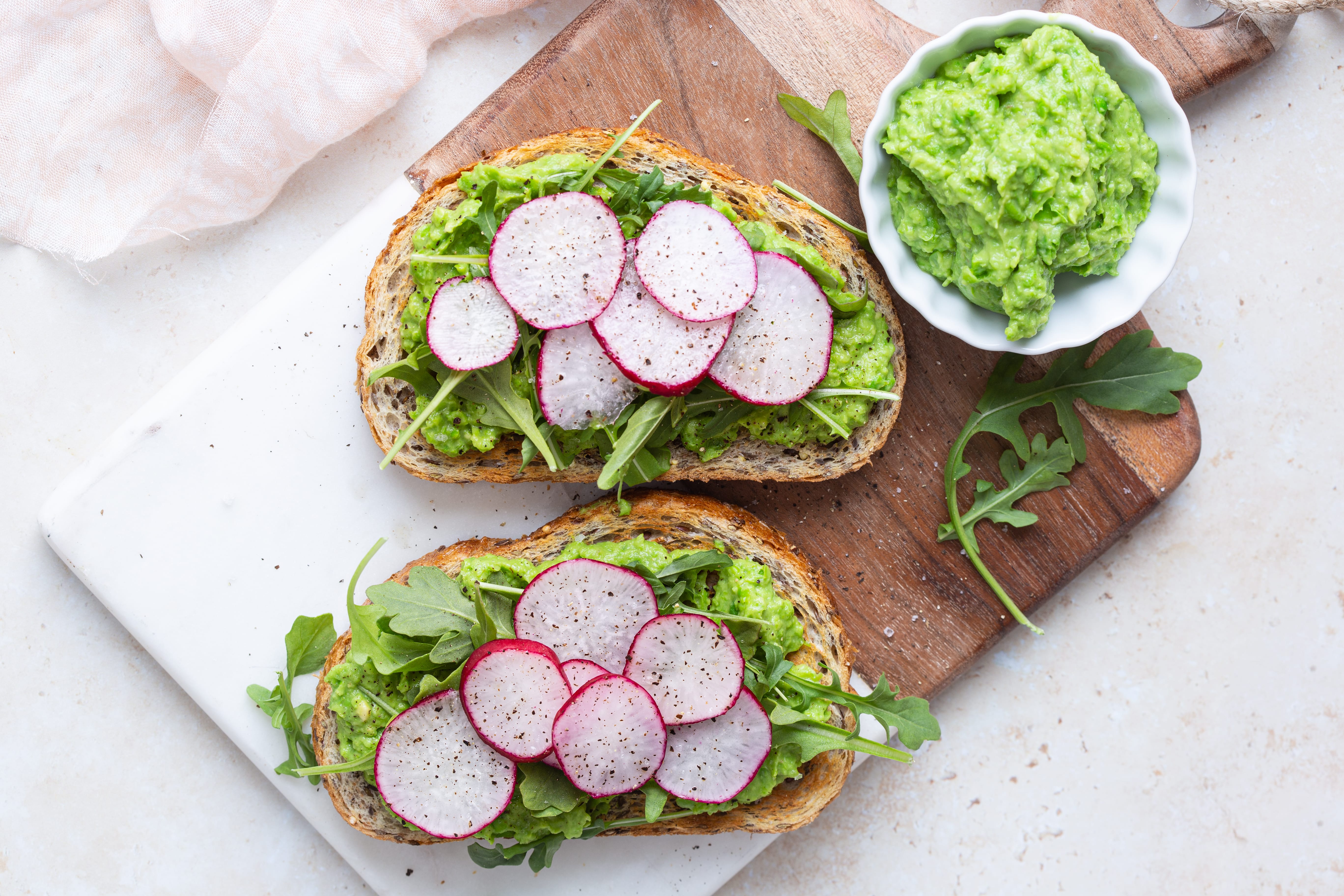 Smashed Sweet Pea Toast – Essential Sports Nutrition