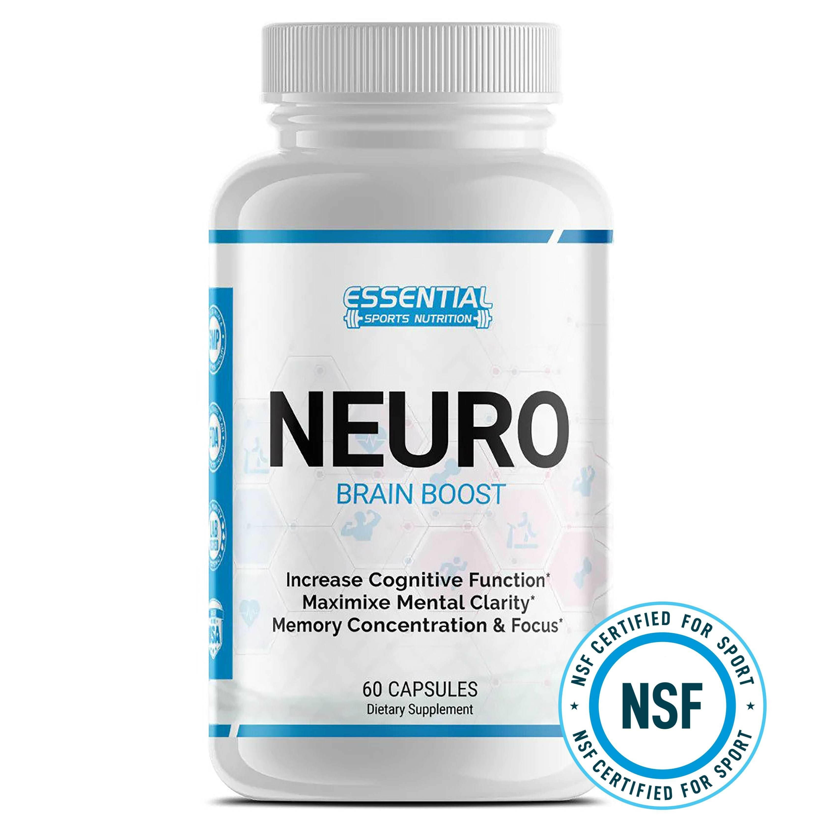 Essential NEURO Brain Boosting Supplement Increases Cognitive Function ...